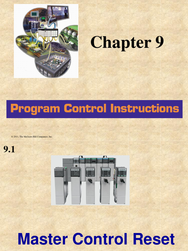 PLC Chapter-9 Program Control Instructions | PDF | Programmable Logic Controller | Input/Output