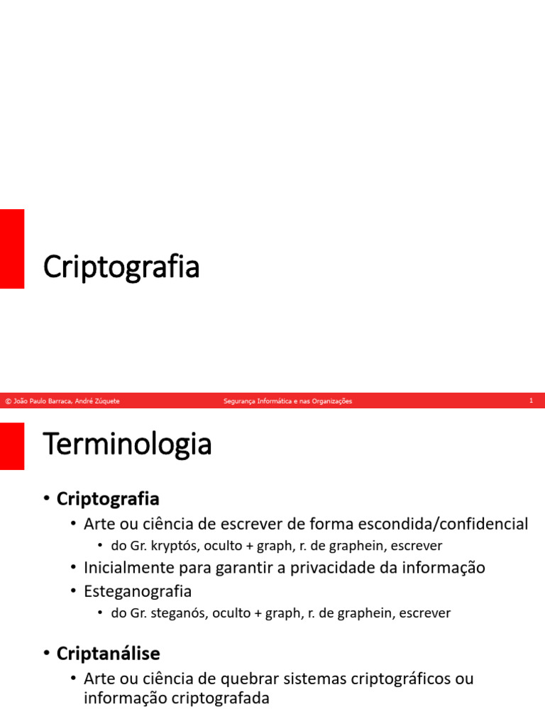 Fundamentos da Criptografia | PDF