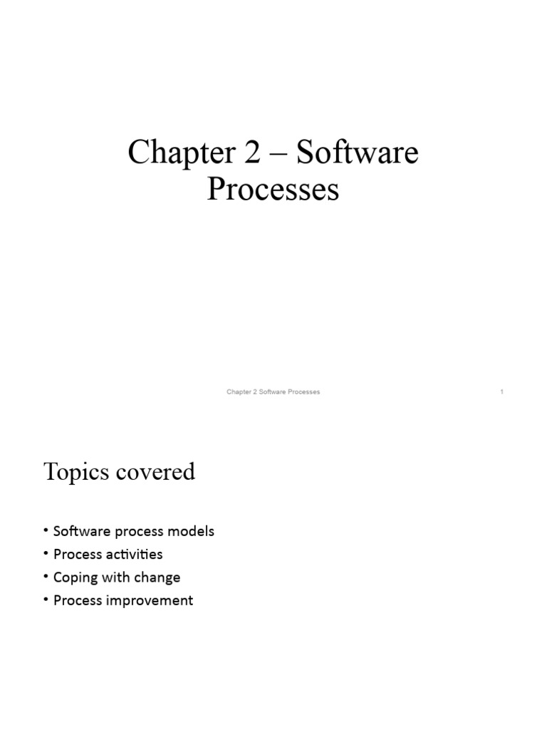 Chapter 2 Part 2 | Download Free PDF | Software Development Process ...