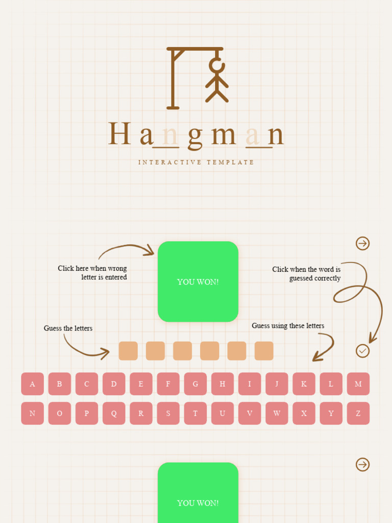 Hangman Interactive Template | PDF