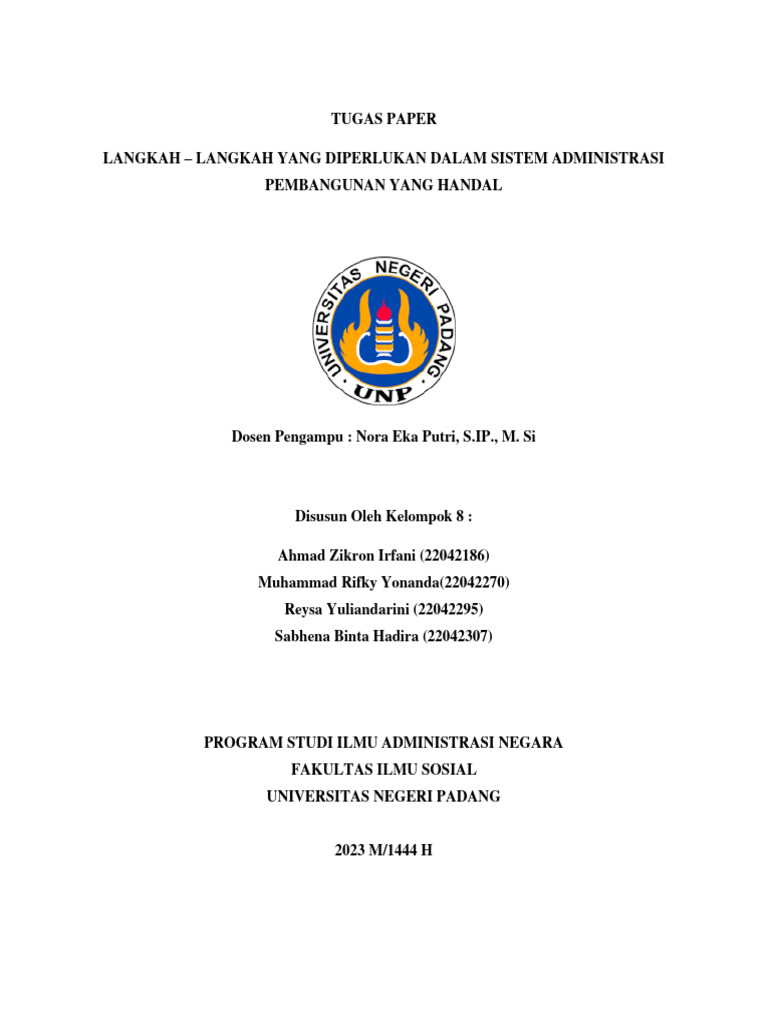 Kelompok 8 Tugas Paper | PDF