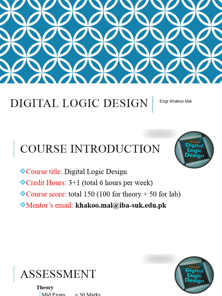 Digital Logic Design Course Overview | PDF | Integrated Circuit | Logic ...