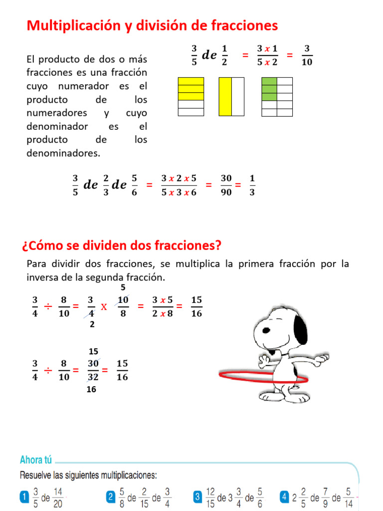 Multiplicacion Division y Operadores | PDF