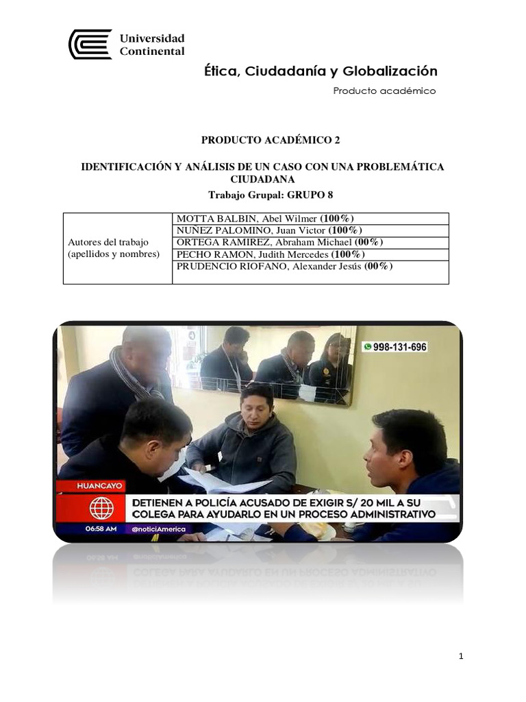 Grupo 8 - Producto Academico 2 - 2023 | PDF