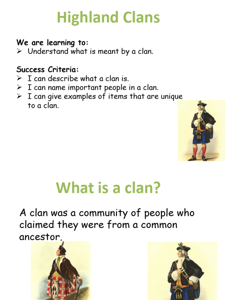 Highland Clans | PDF | Scotland | Clans