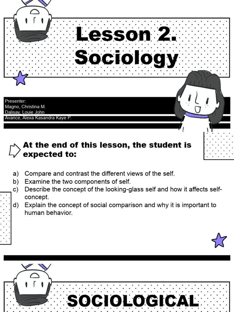 Lesson 2. Sociology | PDF | Self Concept | Self