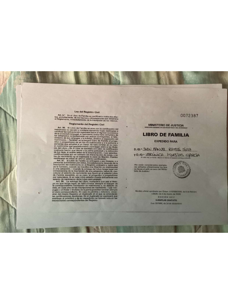 Libro de Familia | PDF