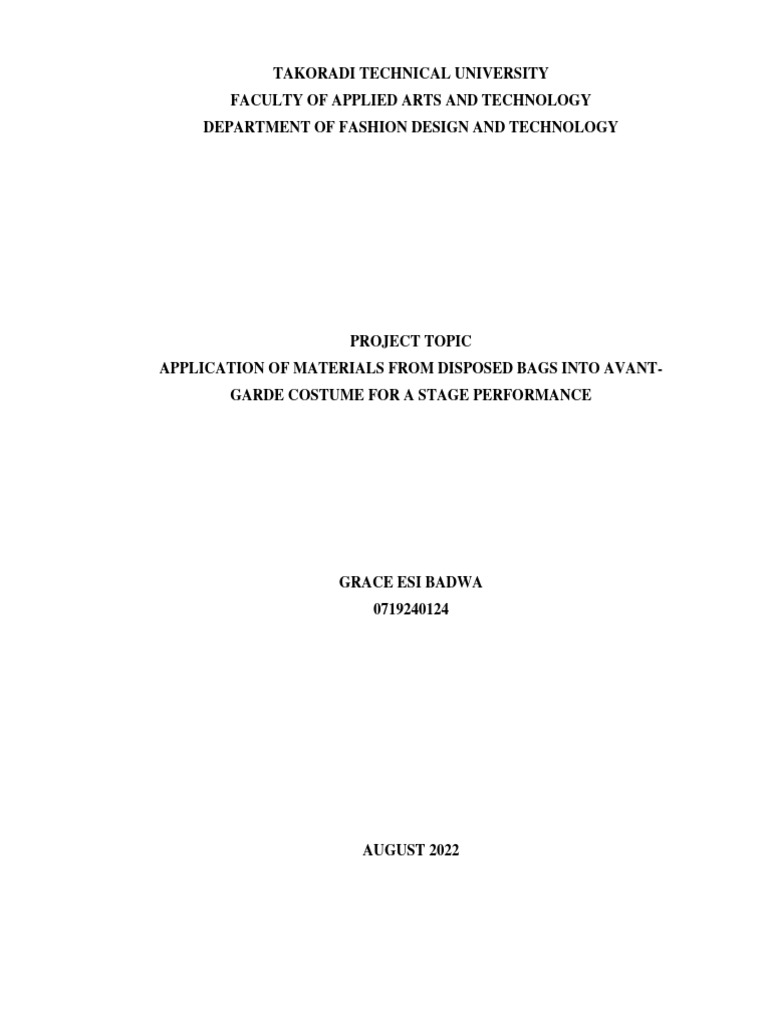 Grace Esi Badwa Final Project1 | PDF | Art