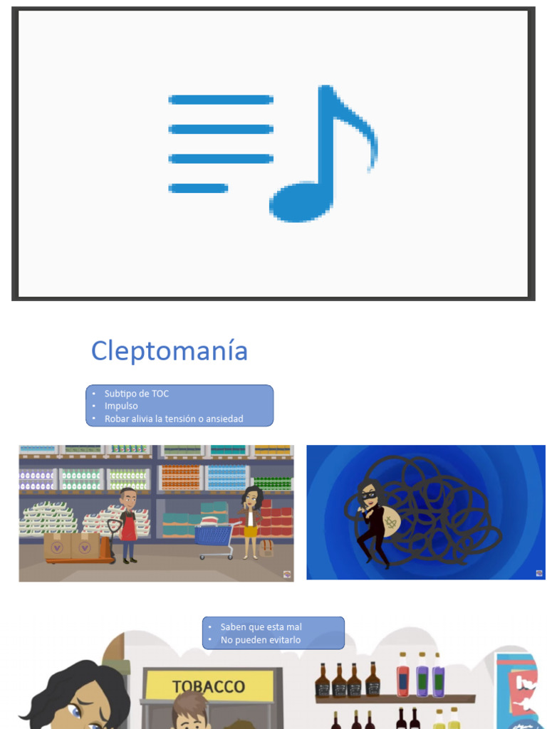 Entendiendo la Cleptomanía: Impulsos y Tratamiento | PDF