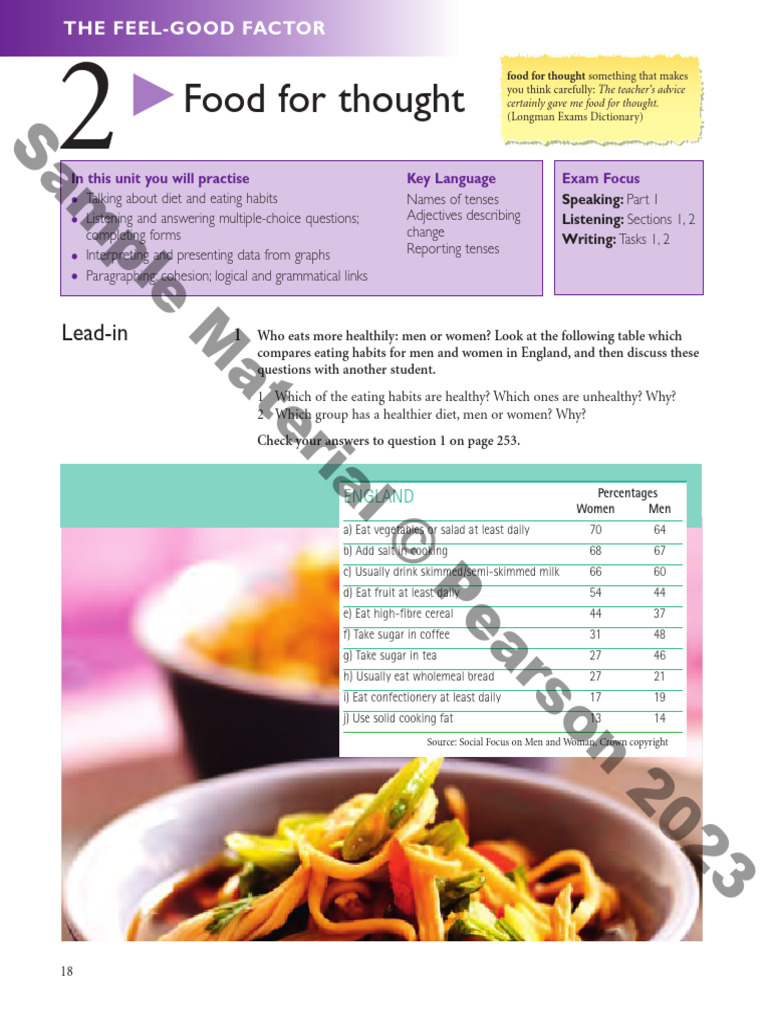 Focus on IELTS Single Level U2 - Coursebook | PDF | Cost Of Living | Learning