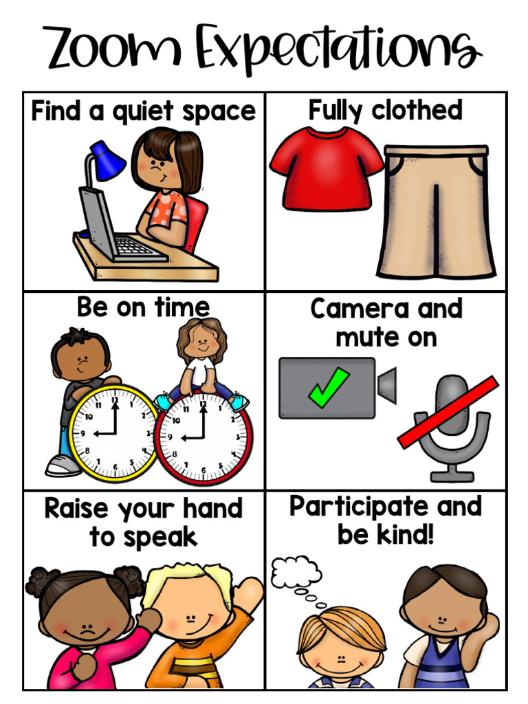 Zoom Etiquette for Students | PDF | Language Arts & Discipline | Self ...
