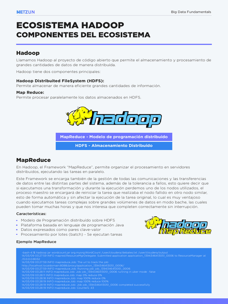Big Data Fundamentals - Ma Afq6e2s | PDF | Apache Hadoop | Mapa reducido Big Data Fundamentals - Ma Afq6e2s | PDF | Apache Hadoop | Mapa reducido