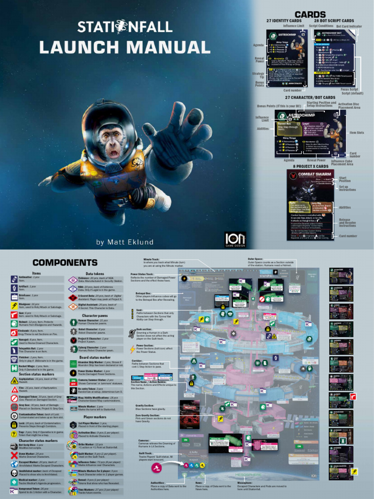 Stationfall: Game Guide & Rules | PDF