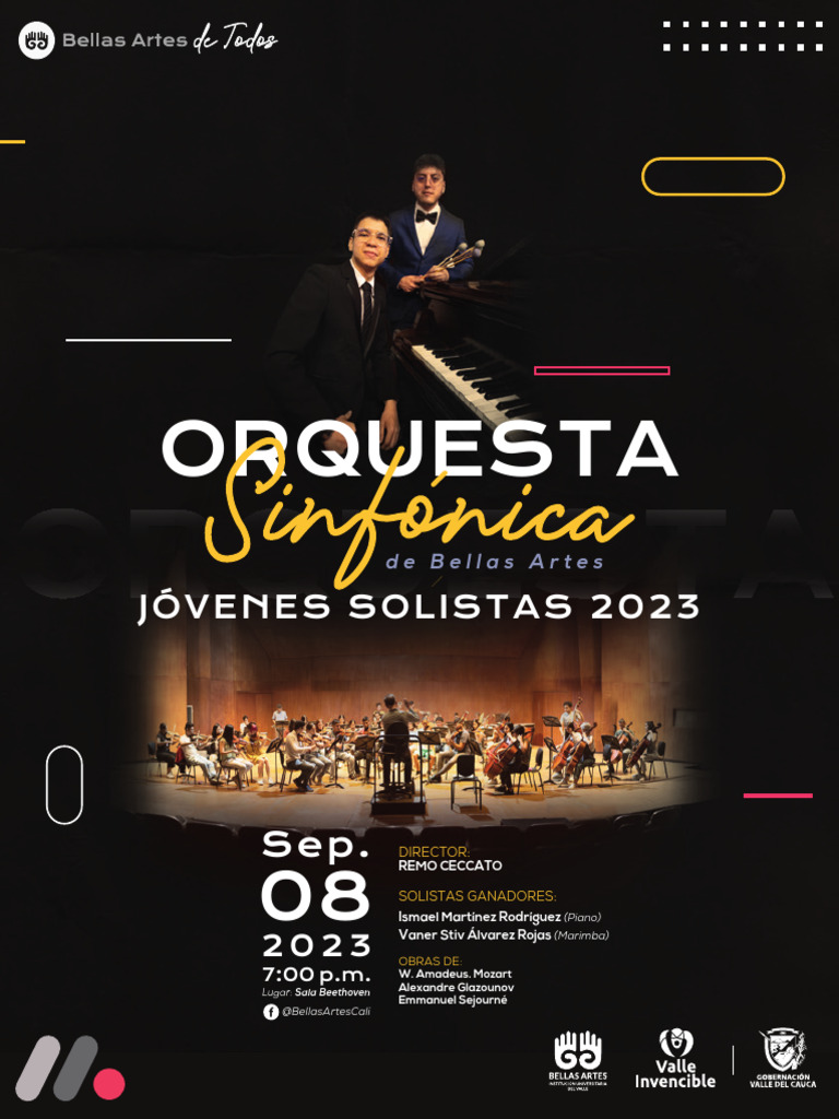 Programa Orquesta Jóvenes Solistas | PDF | Orquestas | Las artes escénicas