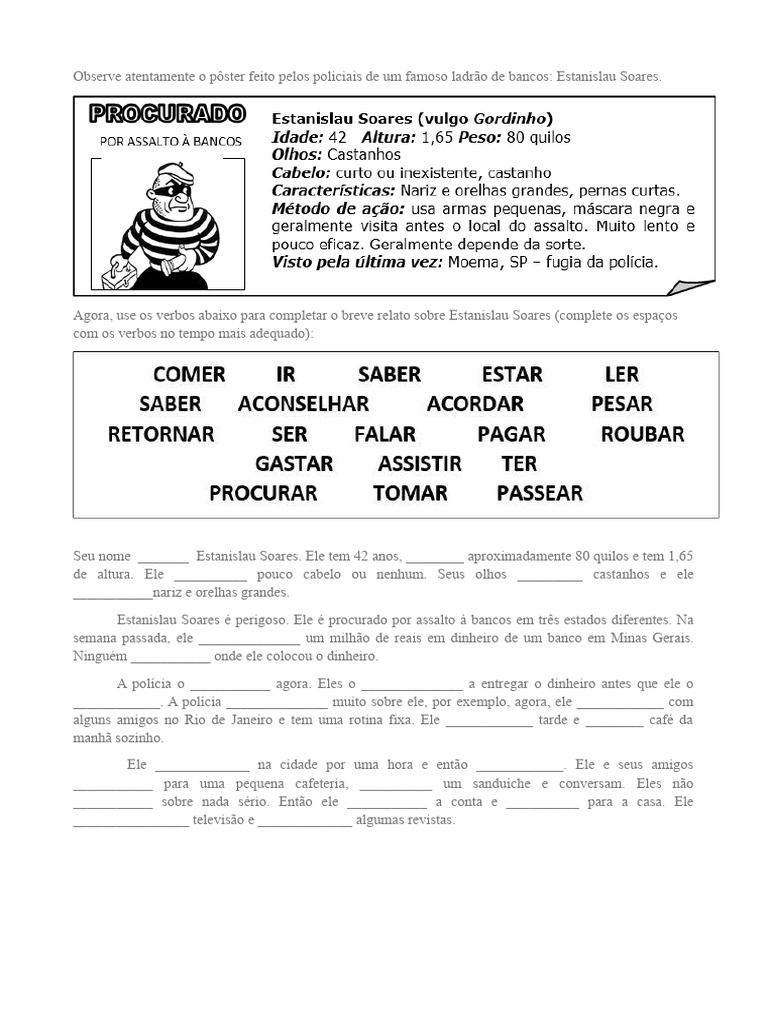 Verbos Texto | PDF