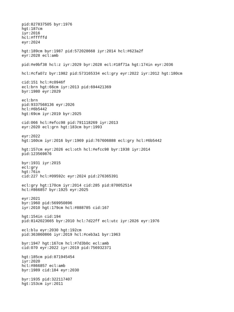 Scanned Passports | PDF