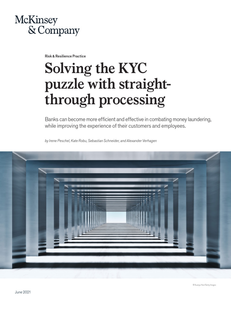 Solving The Kyc Puzzle With Straight Through Processing | PDF ...