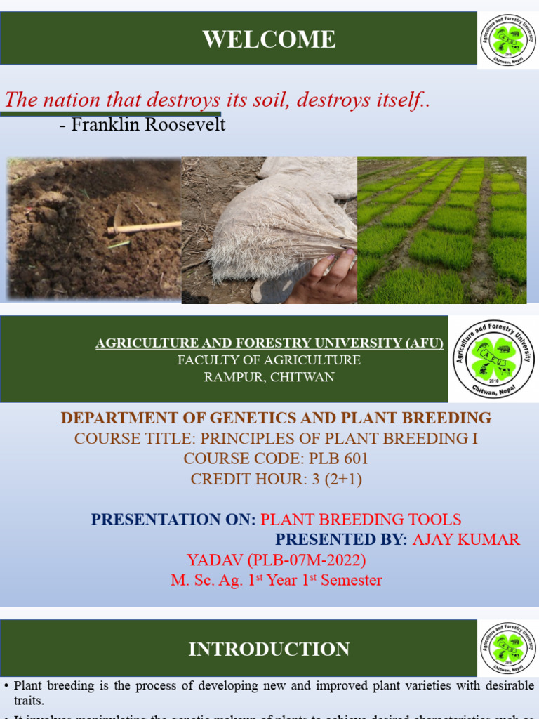 Essential Plant Breeding Techniques | PDF