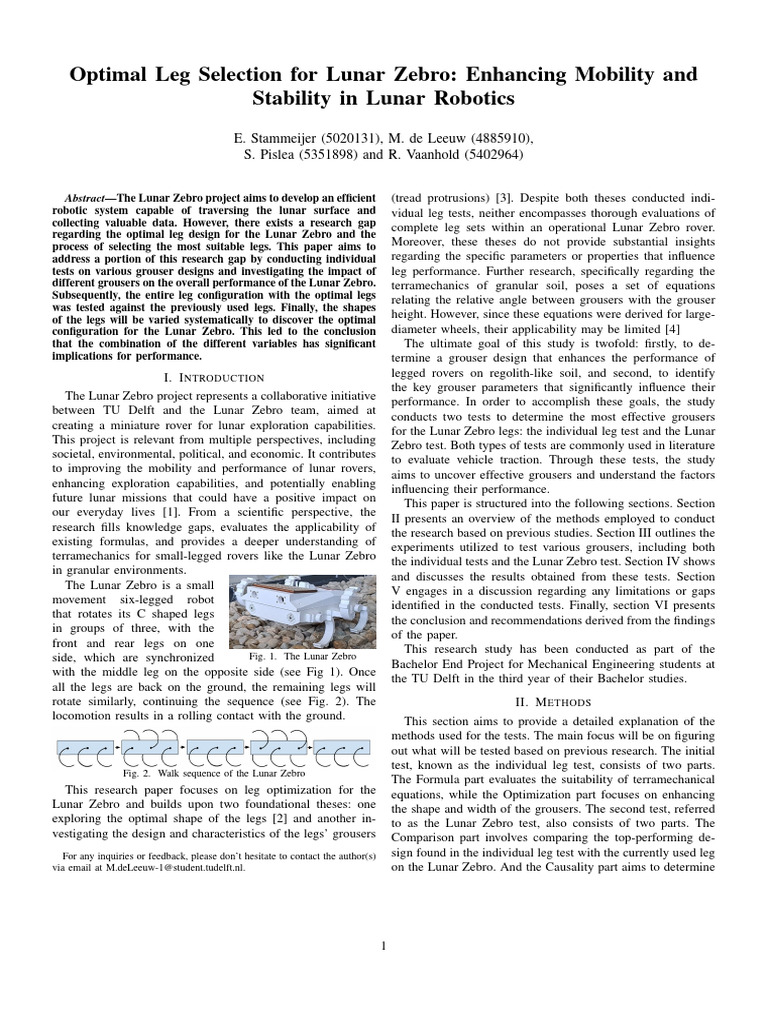 BEP PME 04 Final Paper | PDF | Moon | Force