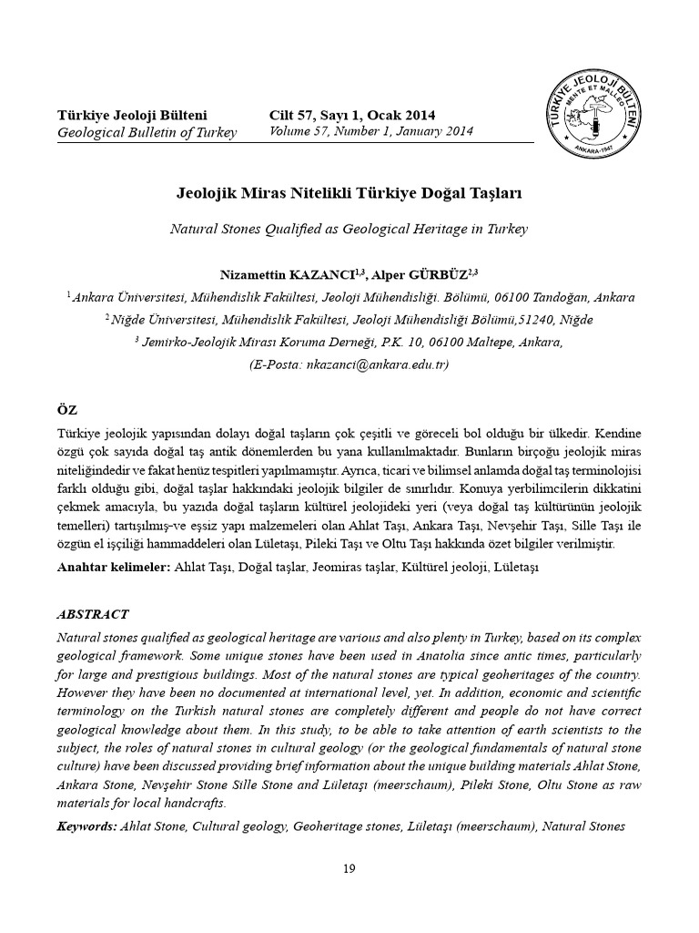 Jeolojik Miras | PDF