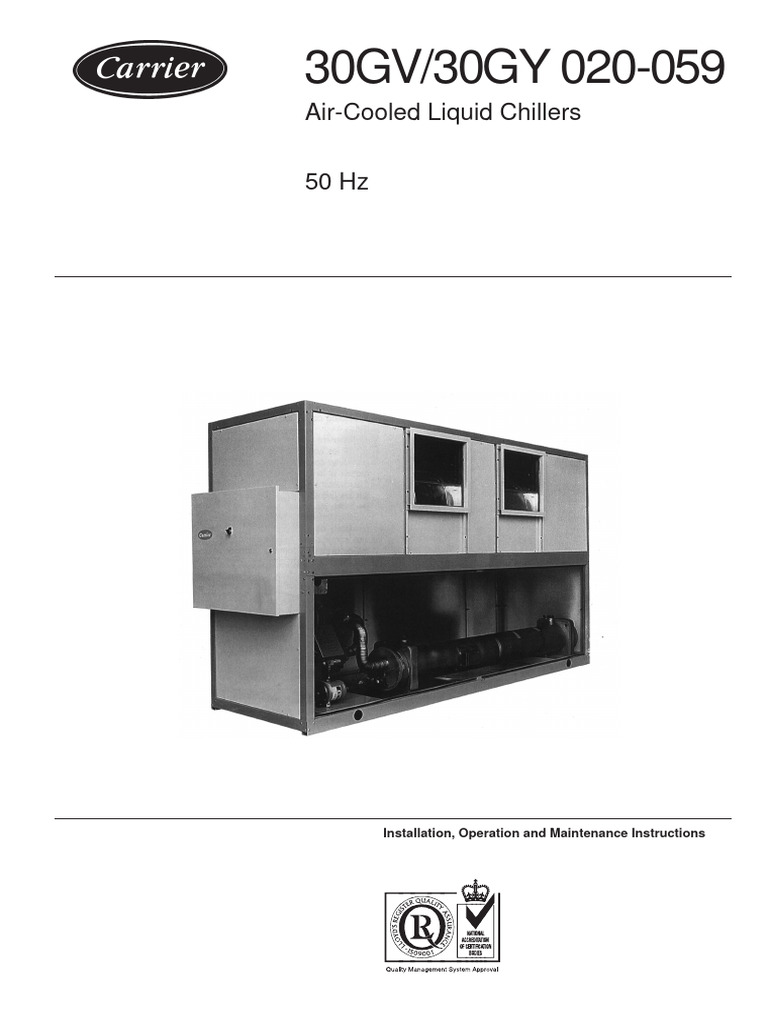 Carrier Chiller | PDF | Heat Exchanger | Applied And Interdisciplinary ...