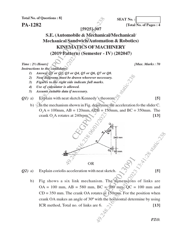 CEGP013091: 49.248.216.238 06/01/2023 13:41:28 Static-238 | PDF | Physical Quantities | Geometry