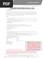 FICHA TECNICA SOLVENTE DIELECTRICO Quimiklean | PDF | Solvente | Materiales
