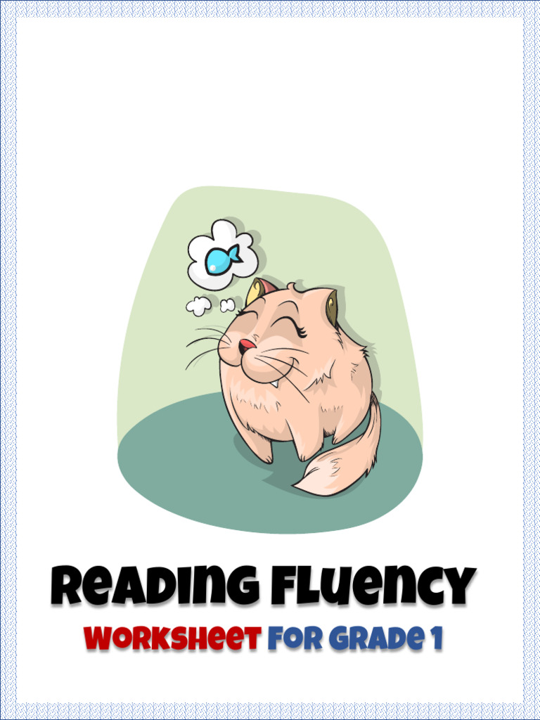 Free Reading Fluency Worksheets Exercise 31 | PDF