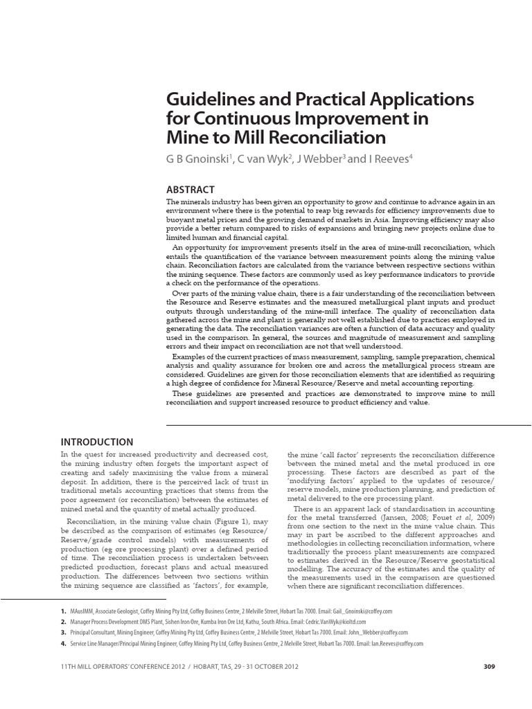 300 000 052 772 - Reconciliation | PDF | Mining | Accuracy And Precision