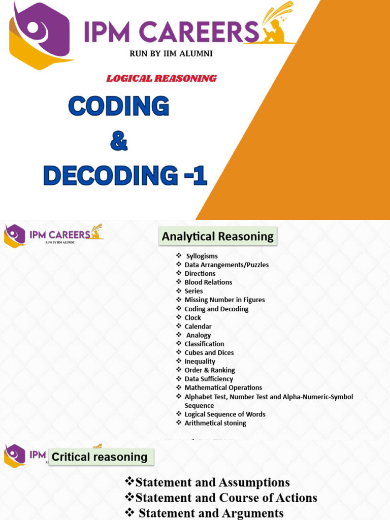 L-1 Coding & Decoding Part 1 | PDF