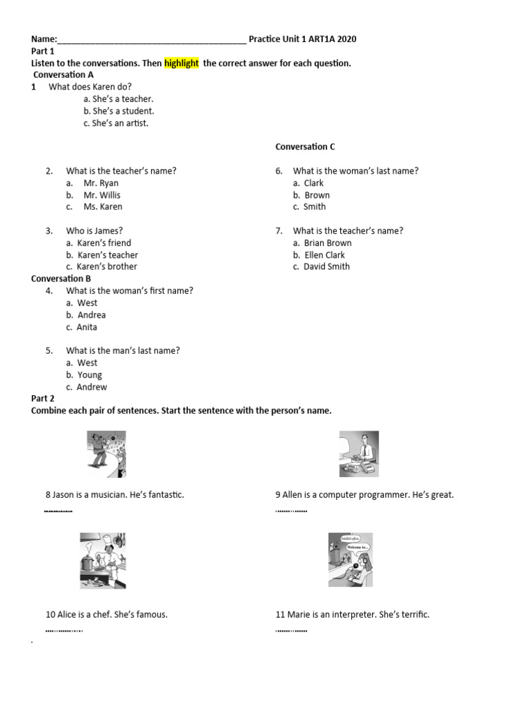 ART 1A Unit 1 2020 | PDF | Language Arts & Discipline