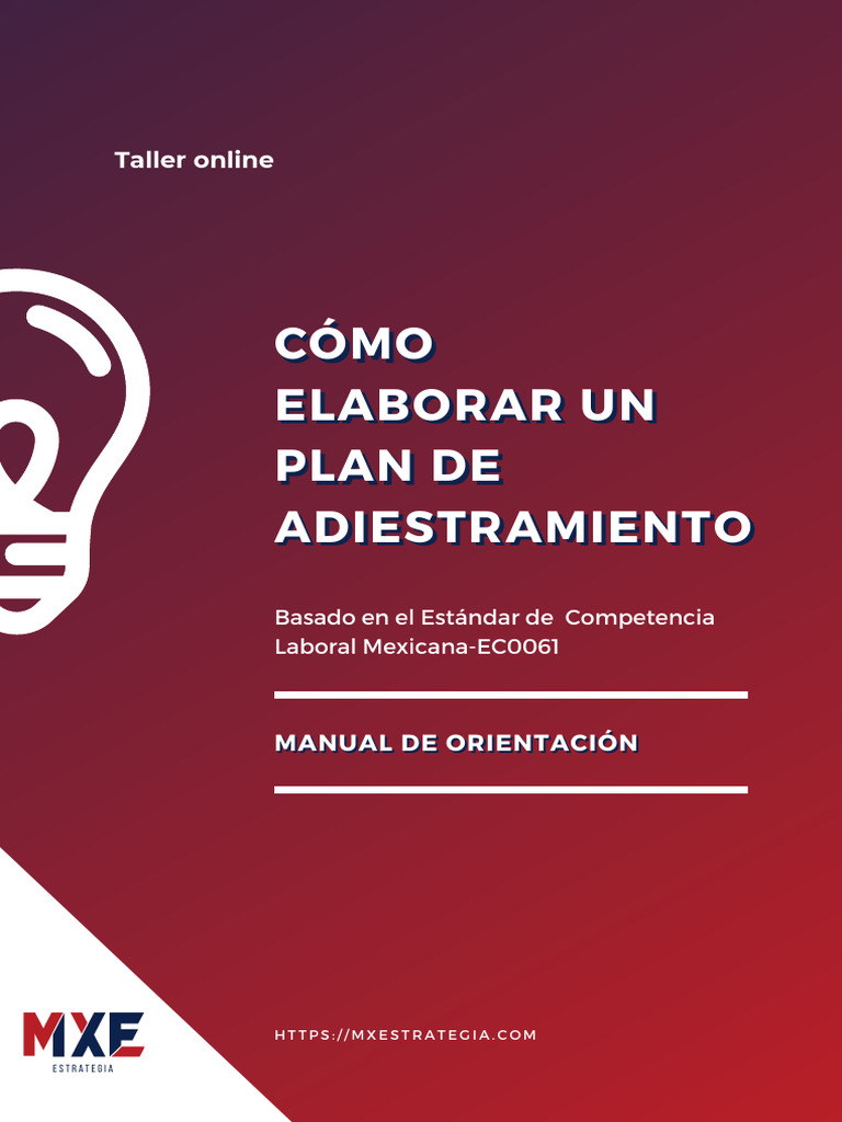 Cómo Elaborar Un Plan de Adiestramiento | PDF