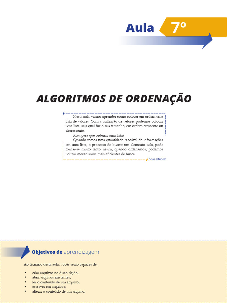 Aula 7 | PDF