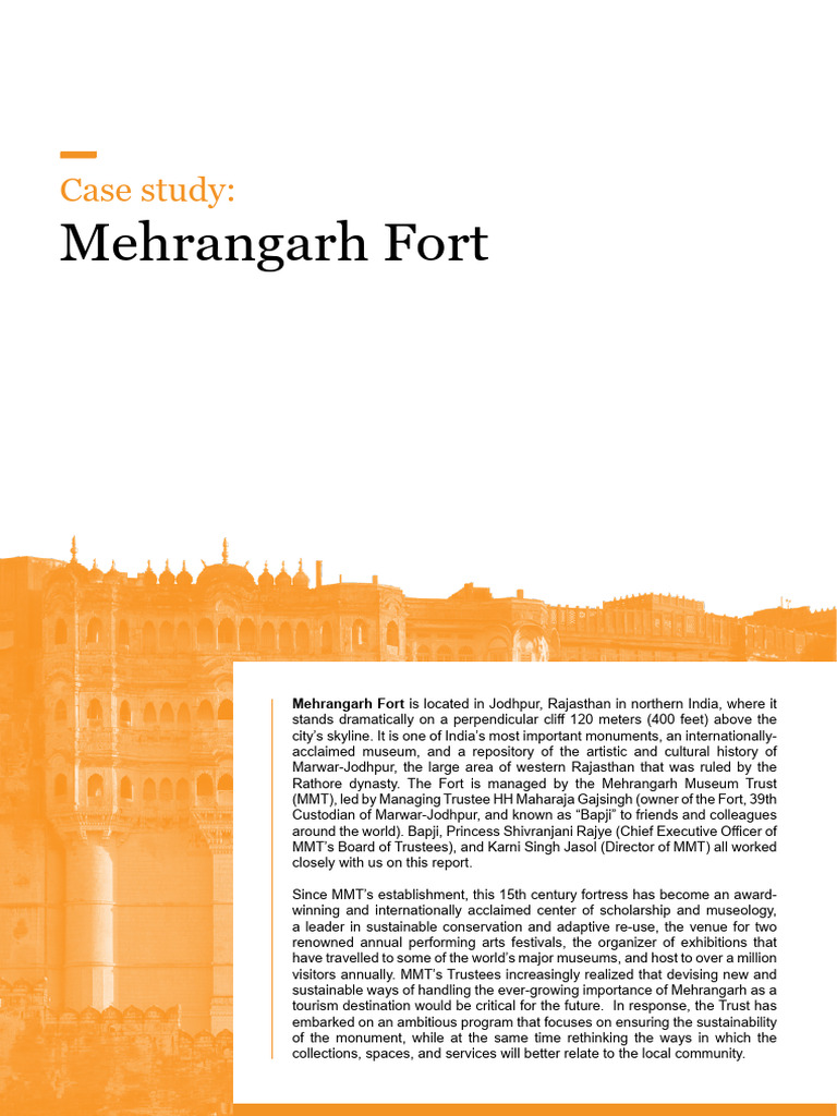 Mehrangarh Fort Case Study Putting the Local Into Global HeritageGF ...