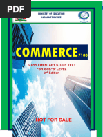 Essential Commerce Textbook Overview | PDF | Money | Saving