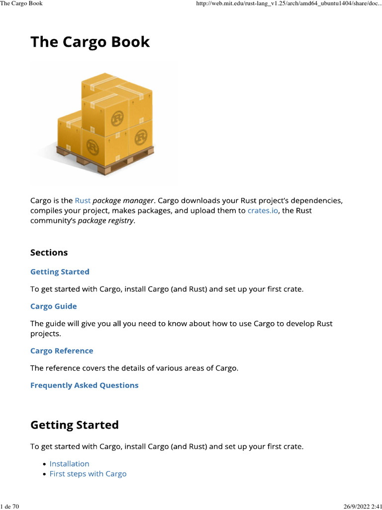 The Cargo Book | PDF