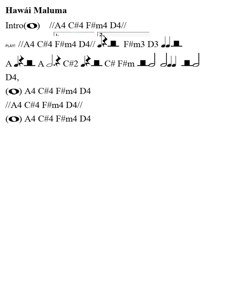 Hawái Maluma | PDF