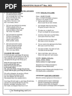 Asubiriza Igihe - Ishimwe Mugabo Henry & Mucyo Salvi | PDF