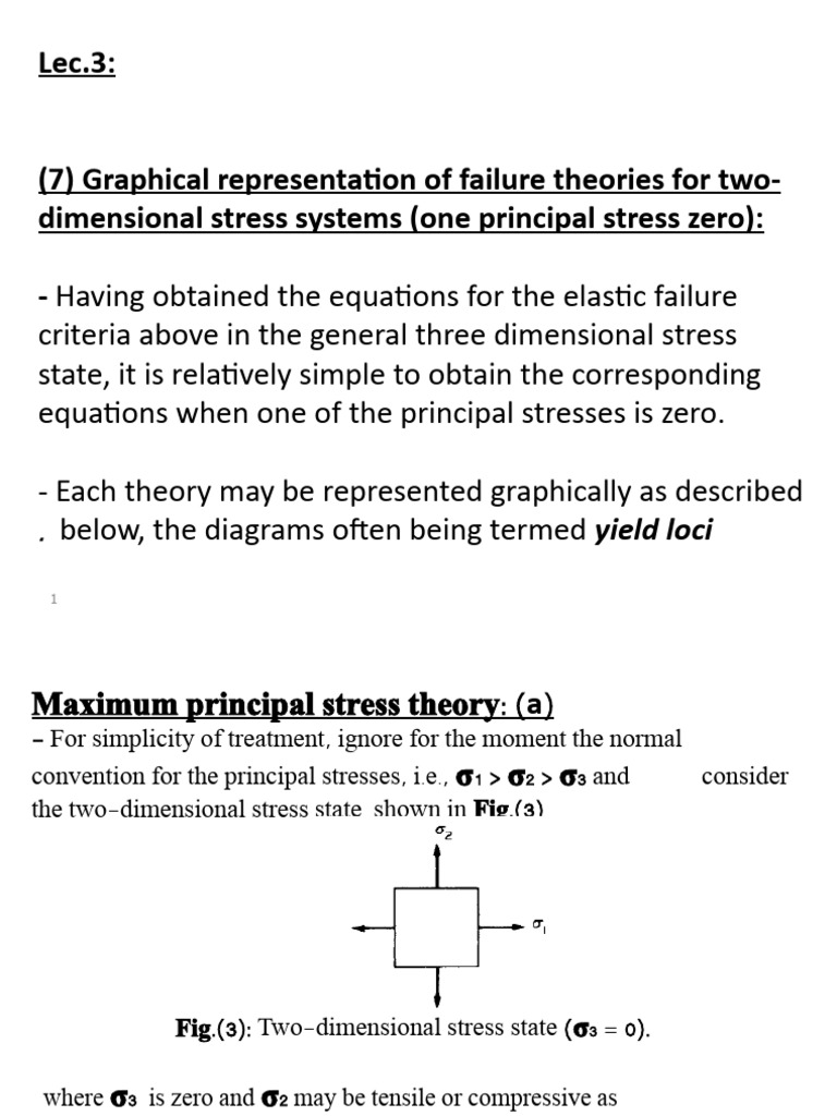 Lec.3 - Fracture Mechanics | PDF | Stress (Mechanics) | Mechanics