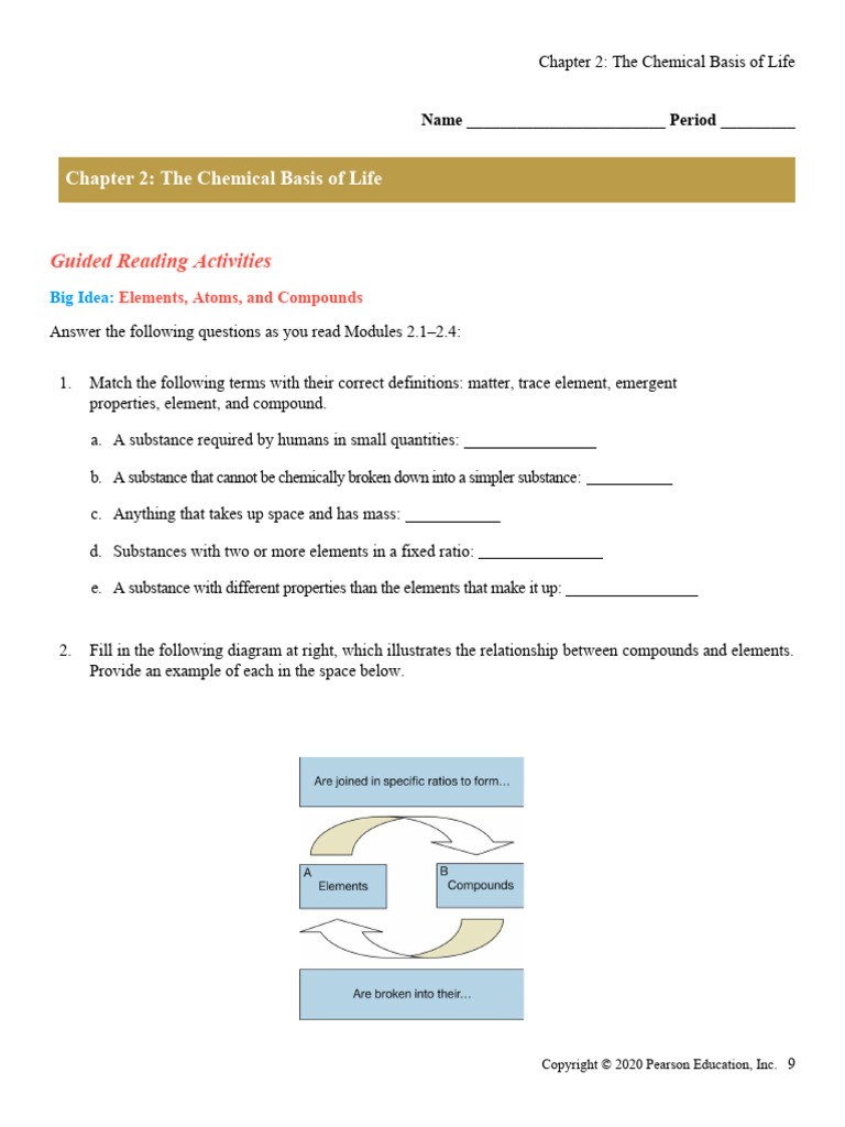 cbcc10 Guided Reading ch02 | PDF | Science & Mathematics