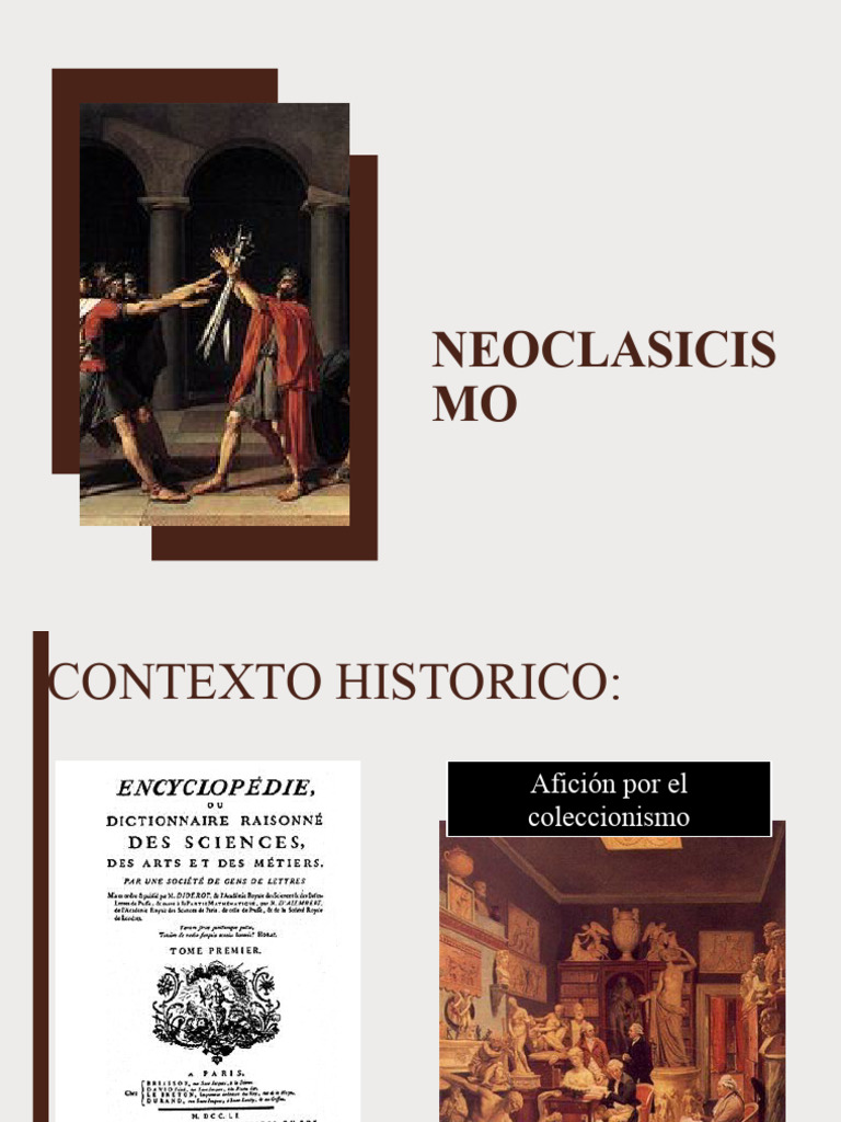 Arte Neoclásico: Características y Contexto | PDF