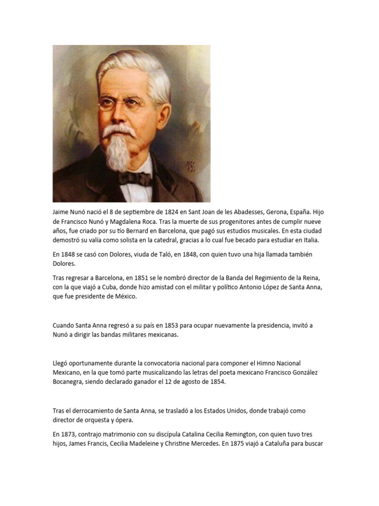 Jaime Nuno Biografia | PDF