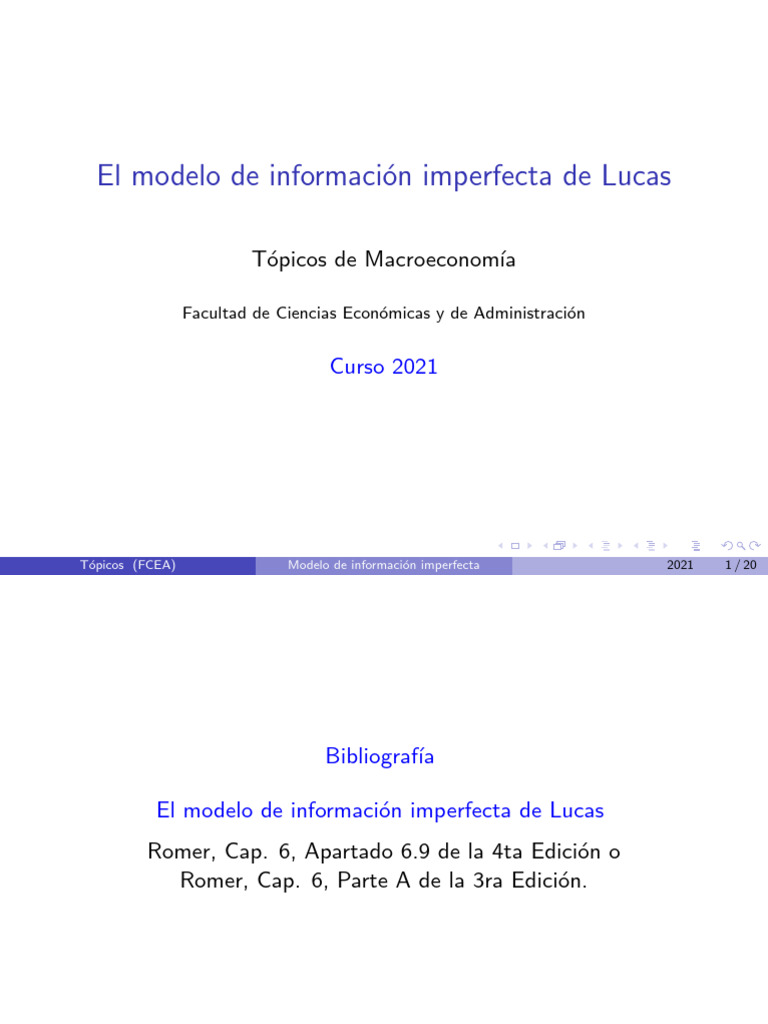 Modelo de Lucas 2021 | PDF | Curva de Phillips | Inflación
