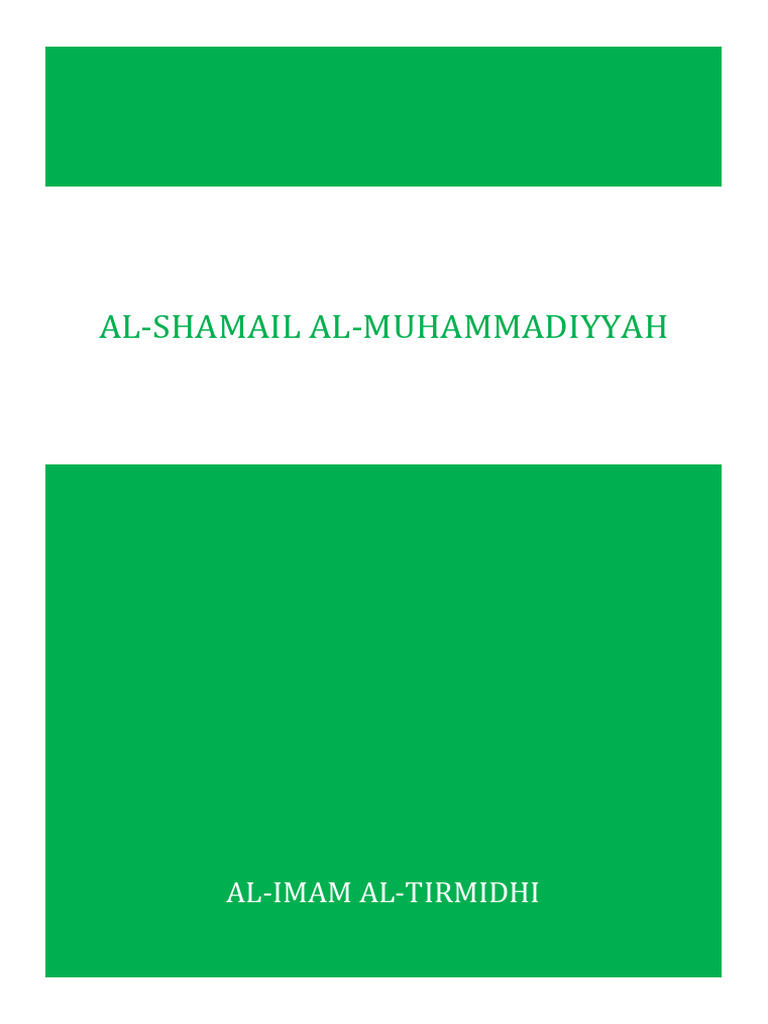 Al Shamail Al Muhammadiyyah Al Imam Al Tirmidhi in Sundanese | PDF