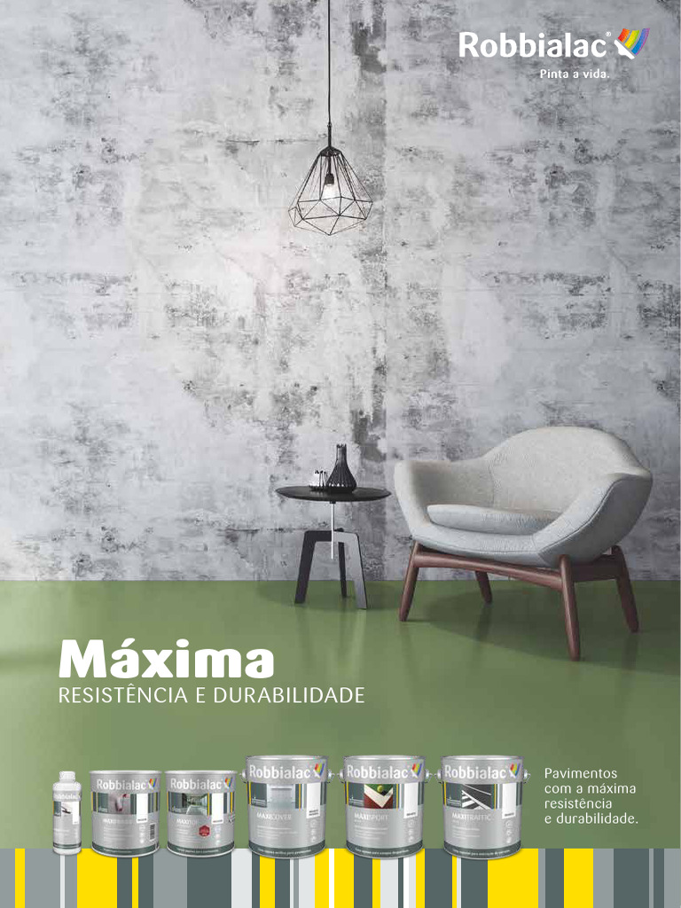 Catálogo Pavimentos Robbialac | PDF | Tinta | Cimento