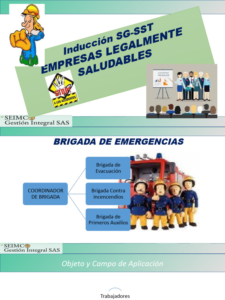 Presentación Inducción SG-SST 2021 Seimco | PDF