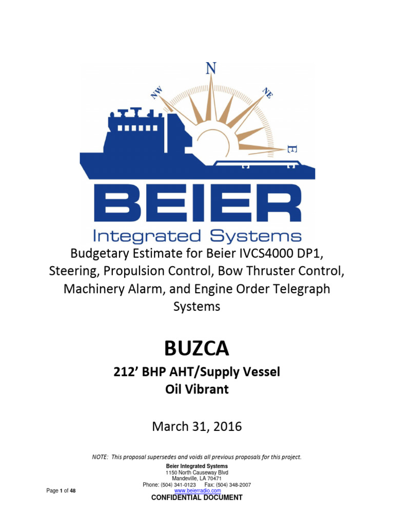 212' BHP AHT Supply Vessel 3.31.2016 | PDF
