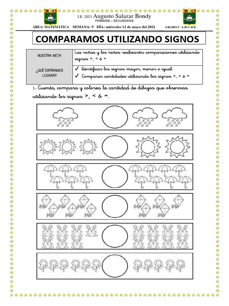Fichas 12 - 05 Mat | PDF