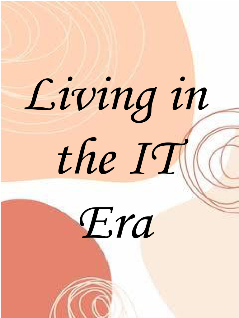 Living in The IT Era | PDF | Computer Data Storage | Databases