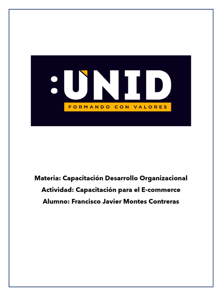 Capacitación para El Ecomm | PDF | Comercio electrónico | Marketing